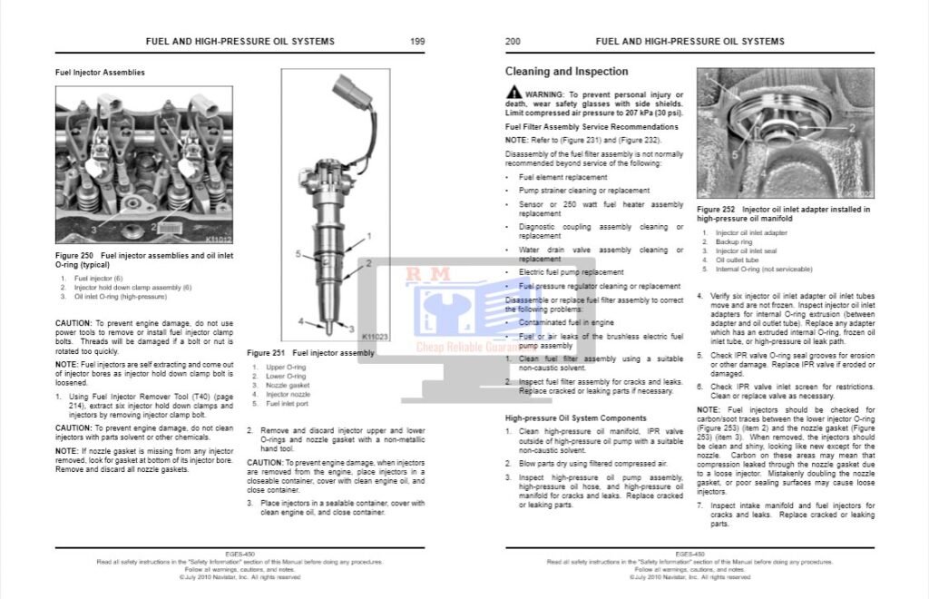 International Maxxforce DT9 And DT10 Engine Service Repair Manual