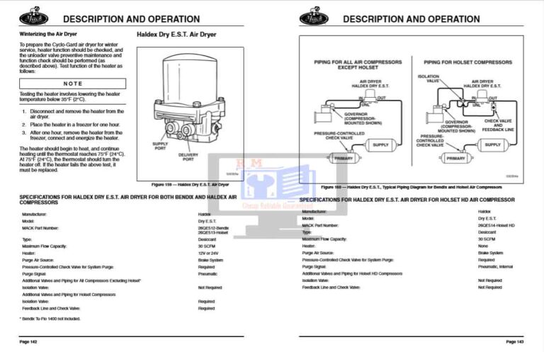 Mack Truck Air And Brakes System Service Manual