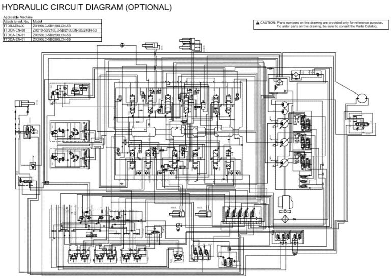 Hitachi ZX130 To ZX350 Series Diagrams