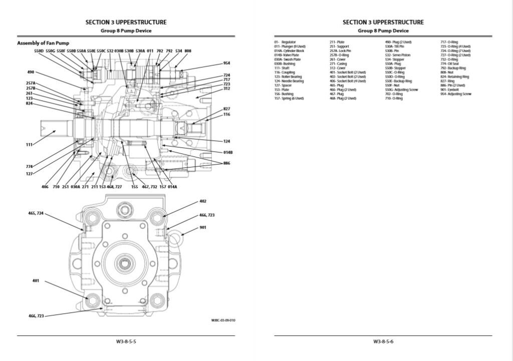 Hitachi ZX870-5G Series Workshop Manual And Diagrams