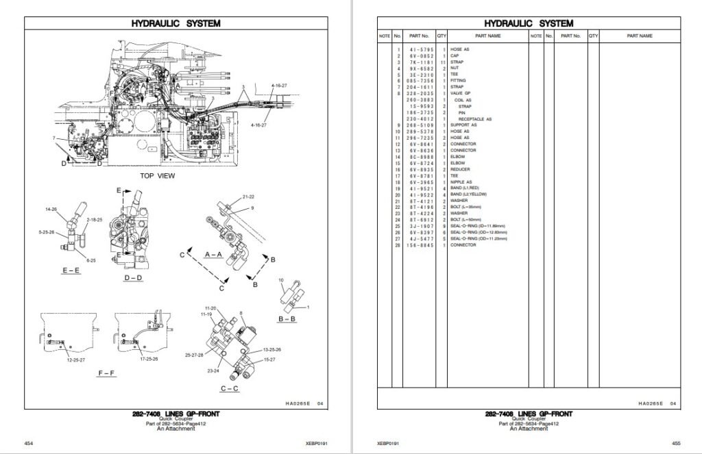 Caterpillar 311DRR Excavator Parts Manual