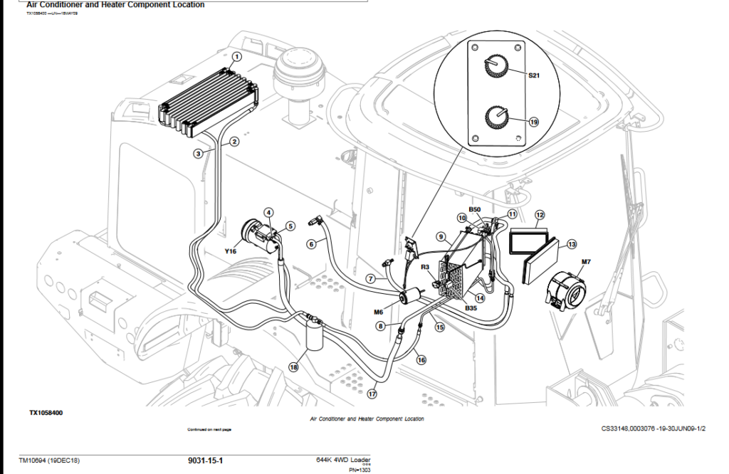 John Deere 644K 4WD Loader Operation And Test Technical Manual
