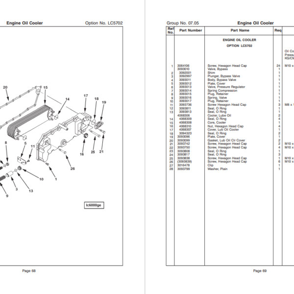 Cummins QST30-C1050 Engine Parts Manual