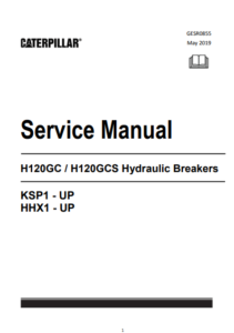 Caterpillar H120GC , Caterpillar H120GCS Hydraulic Breakers Service ...