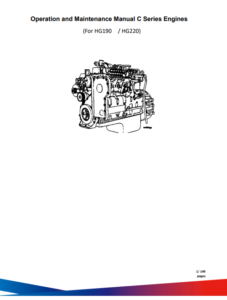 Hyundai HG190, Hyundai HG220 Motor Grader Engine Operation And ...