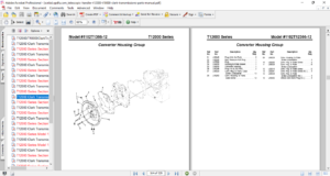 Clark Transmission T12000, T18000 Parts Manual