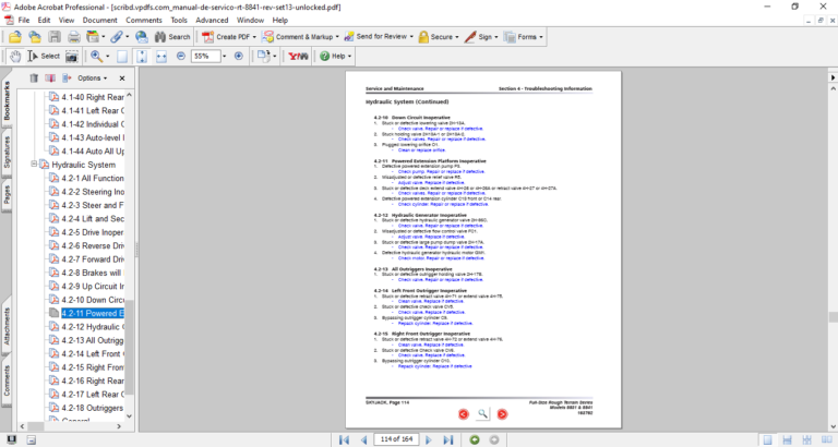 Skyjack SJ8831-RT, Skyjack SJ8841-RT Service Repair Manual