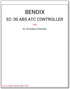 Bendix EC-30 ABS ATC CONTROLLER System Schematic