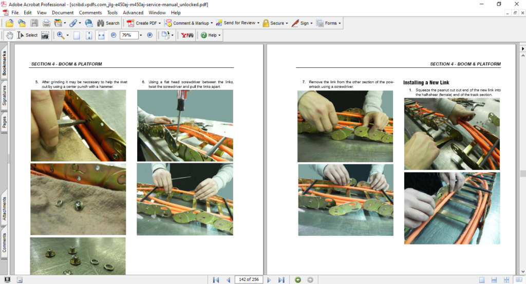 JLG E450A, JLG E450AJ, JLG M450A, JLG M450AJ Service And Maintenance Manual