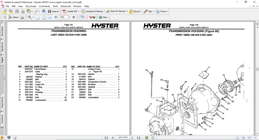 Hyster S25XM, Hyster S30XM, Hyster S35XM, Hyster S40XMS (C10) Forklift ...