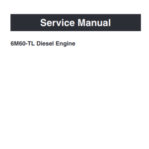 Mitsubishi 6M60-TL Diesel Engine Service Repair Manual | PDF MANUAL ...