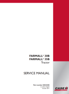 Case FARMALL 30B, Case FARMALL 35B Tractor Service Repair Manual | PDF ...